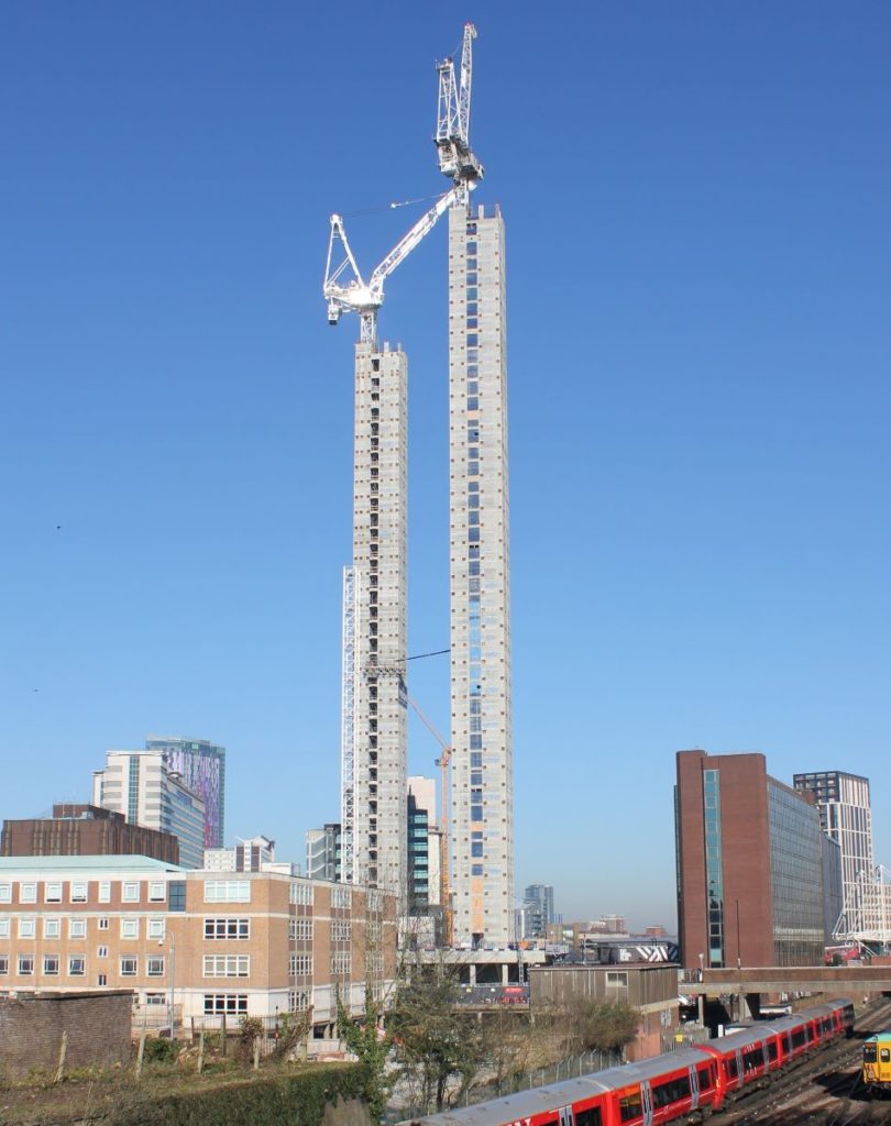 World’s tallest modular building under construction in Croydon